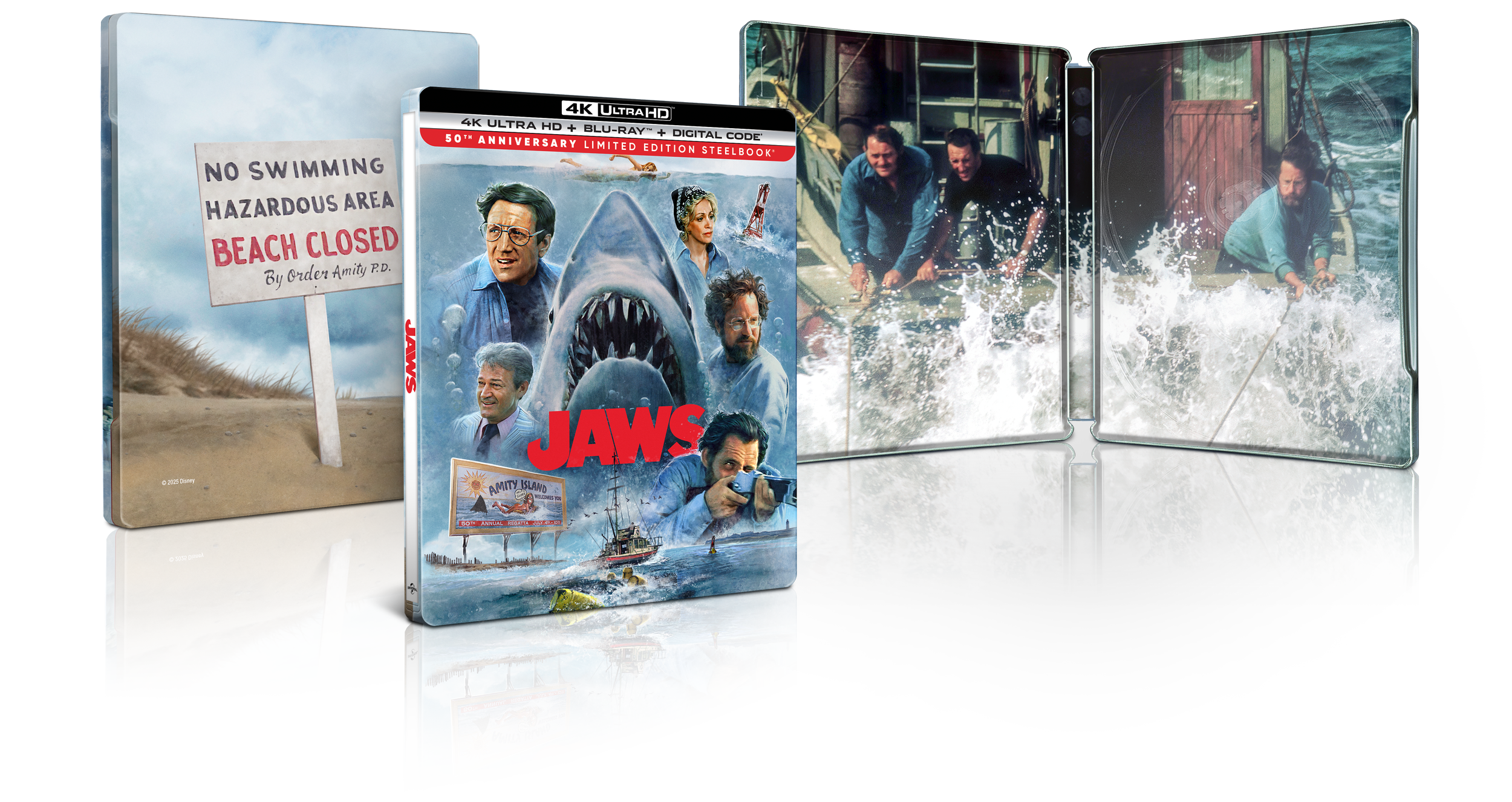 "JAWS" (1975) Celebrates 50 Years With New 4K And Steelbook Editions ...