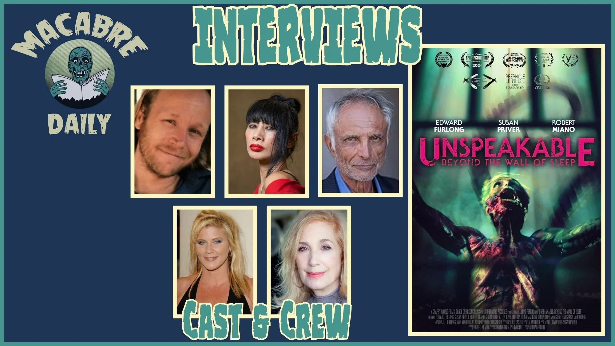 Macabre Daily Speaks With The Cast & Crew Of "UNSPEAKABLE: BEYOND THE ...