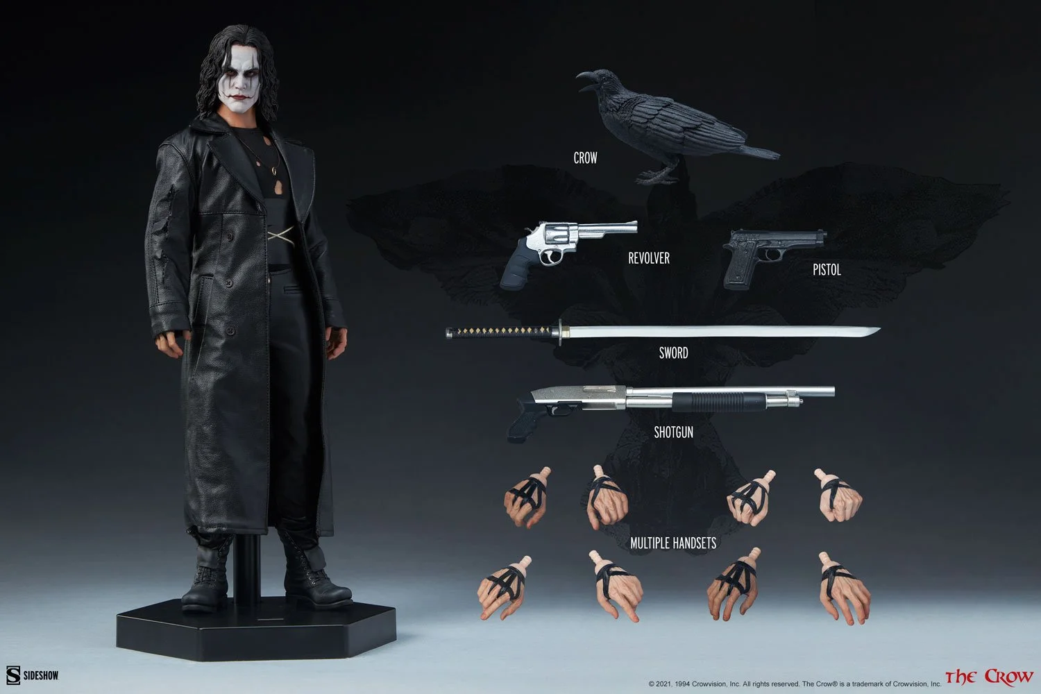 Sideshow Collectibles Gives First Look At 'THE CROW' Sixth Scale Figure ...