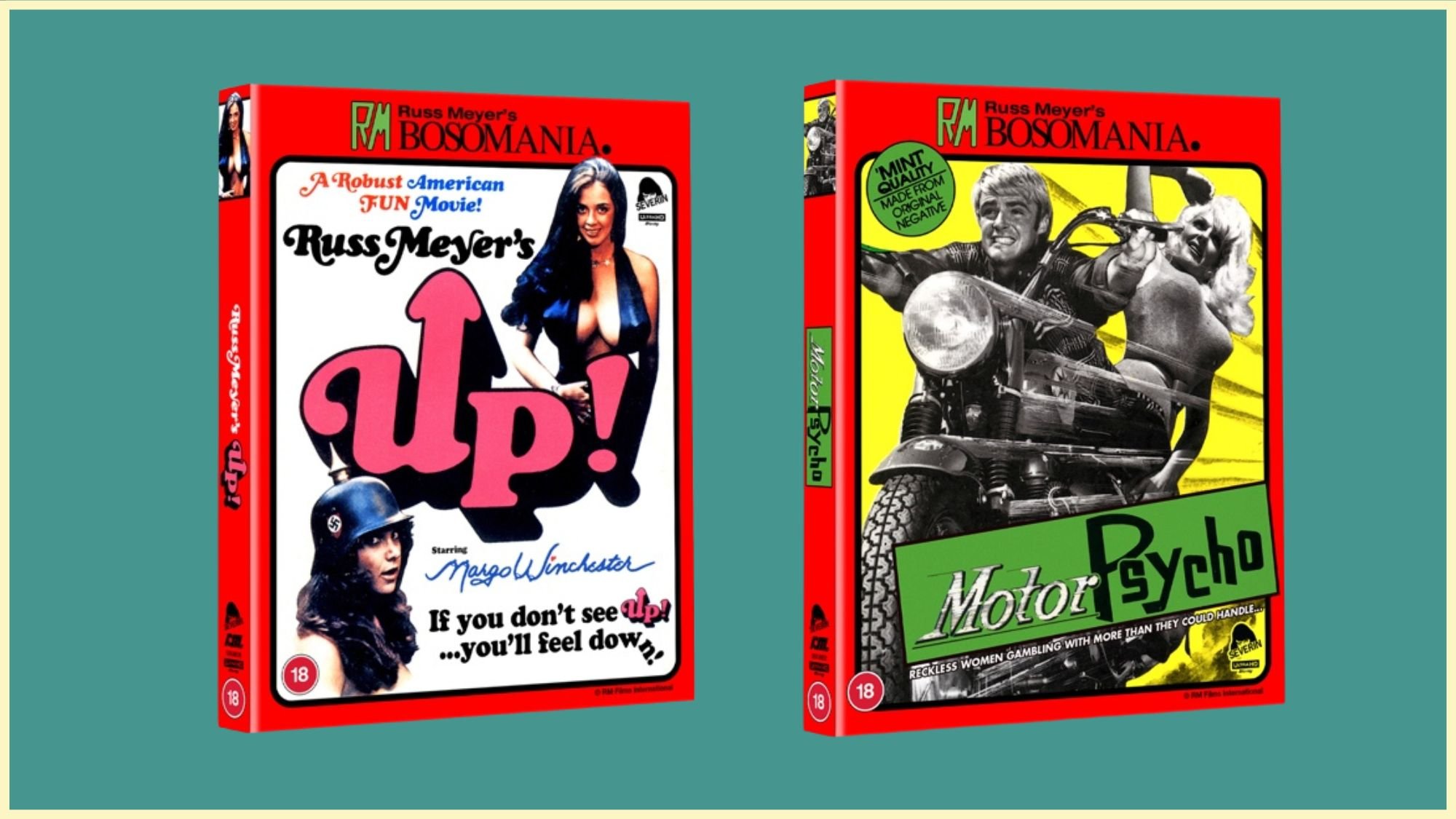 Severin Films Continues Their Run Of RUSS MEYER Releases With "UP!" And "MOTORPSYCHO" To The UK ...