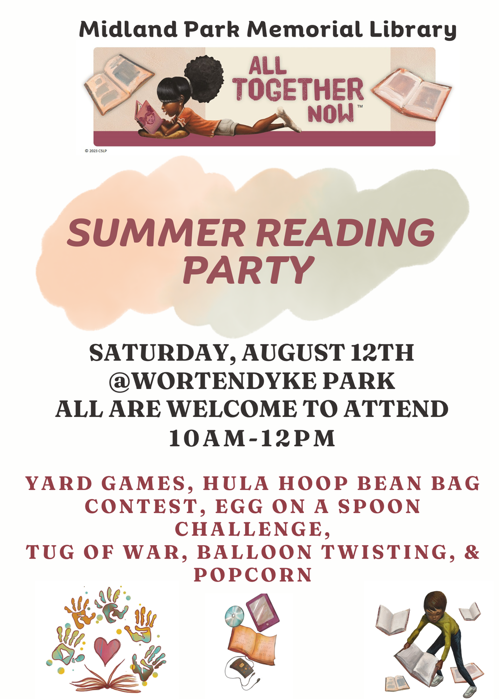 Summer Reading Party — Midland Park Memorial Library in Bergen County ...