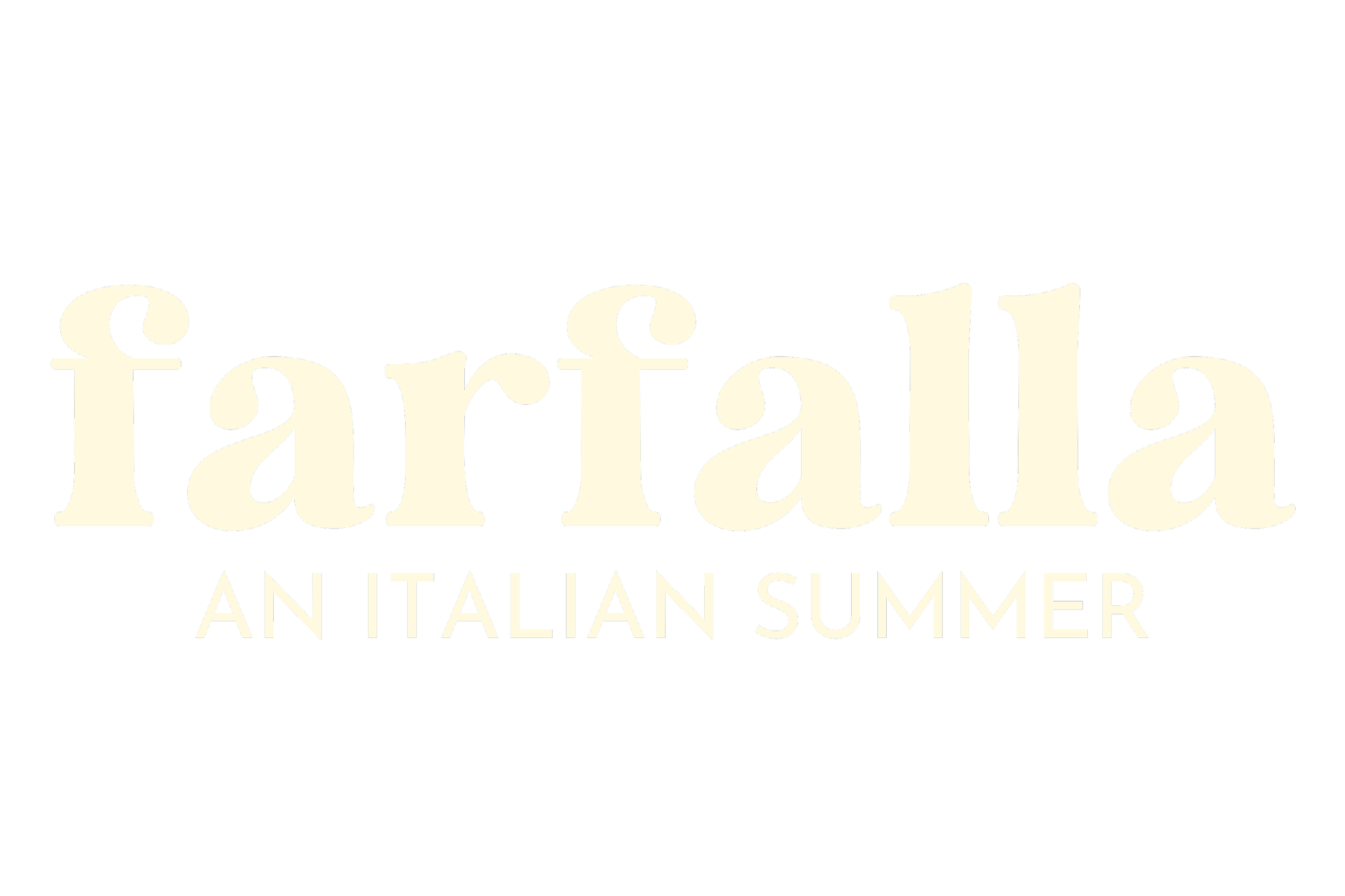 Farfalla: Italian Summer — We Are True Blue
