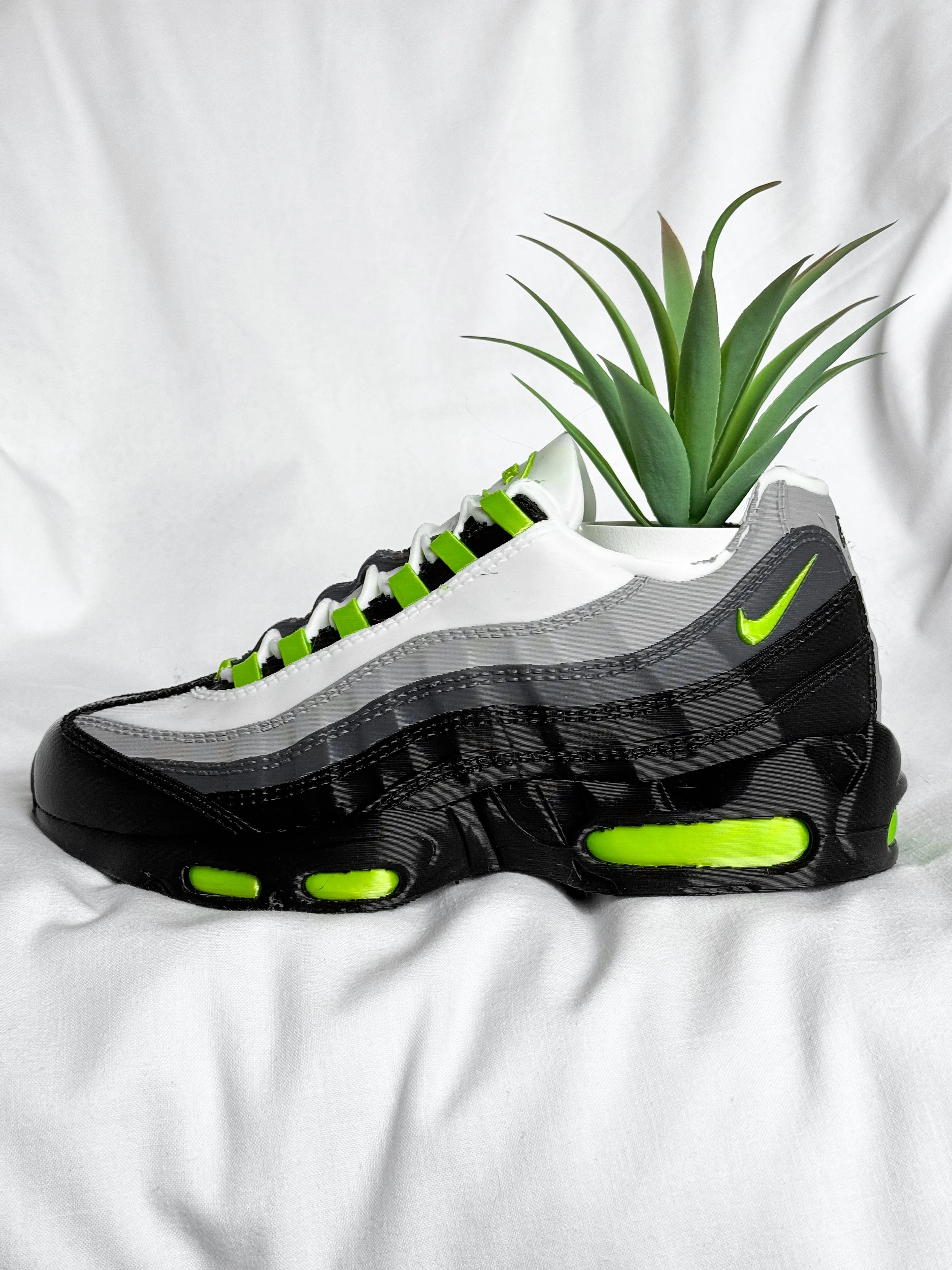 3D Printed AM95 Neon Planter — Sneaker Planters