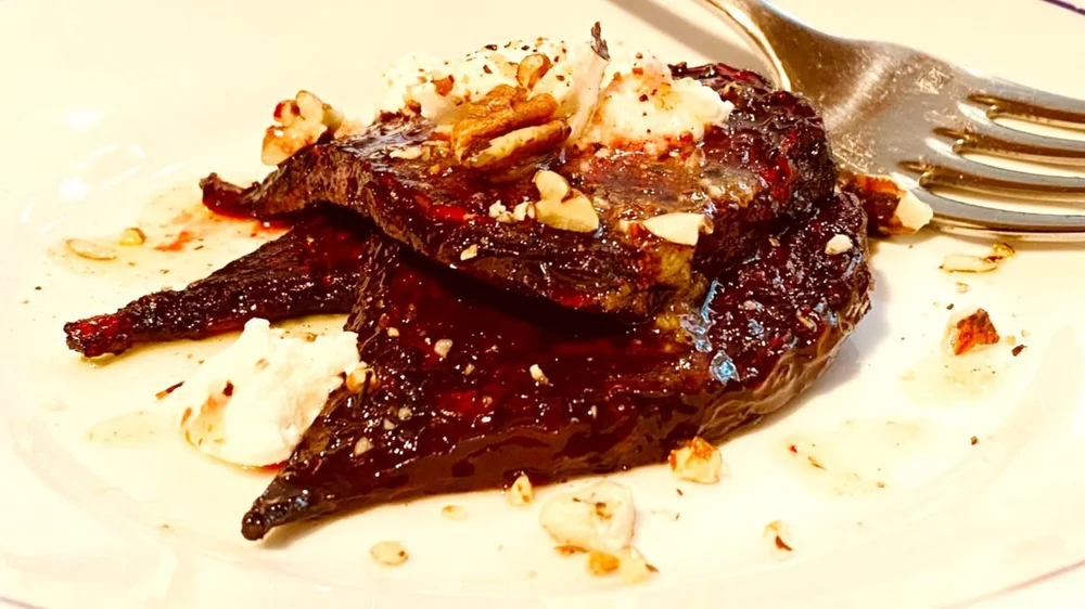 Roasted Beets w/ Walnuts and Goat Cheese — ADVENTUROUS COOKS