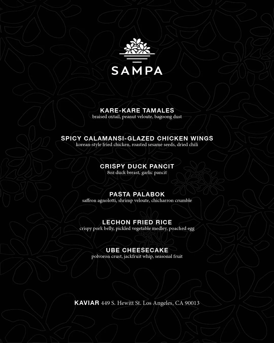 Reservations & Dining Experience — Sampa Los Angeles