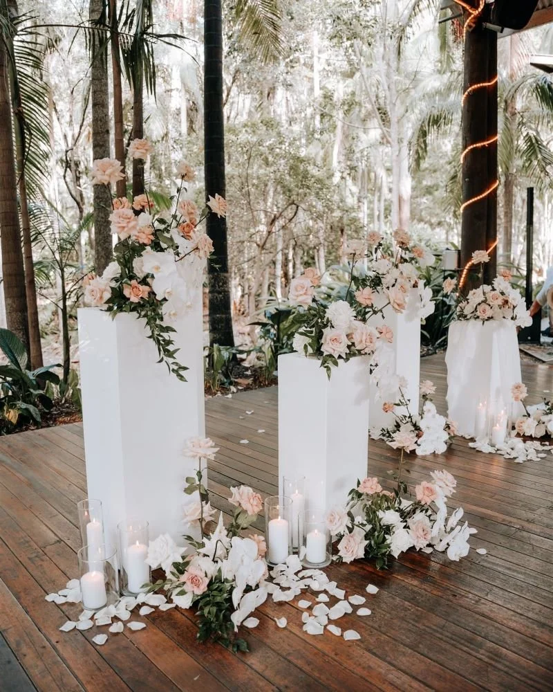 Premium plinths | Elevate Your Event Today — Aurora + Co Events