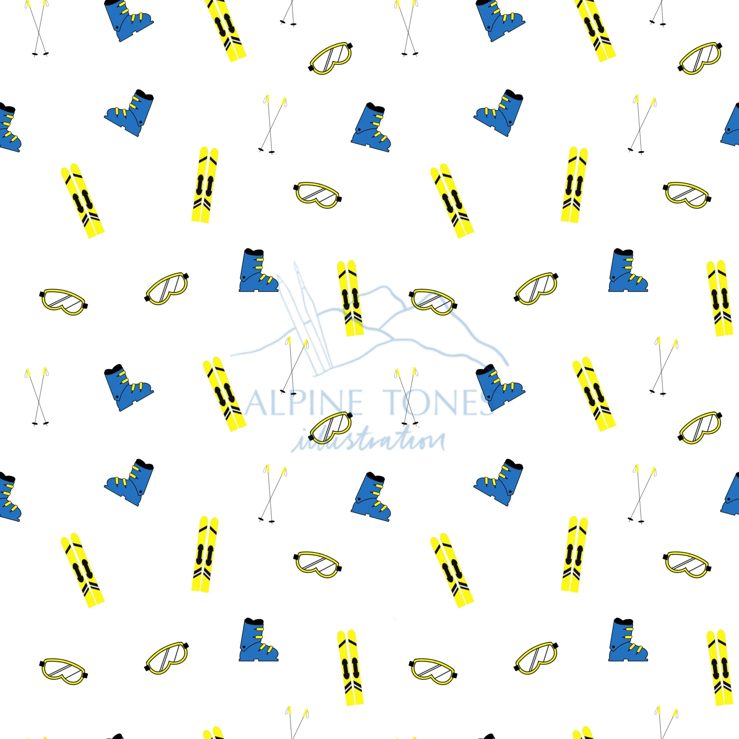 Learn how to create repeat patterns — Alpine Tones Illustration