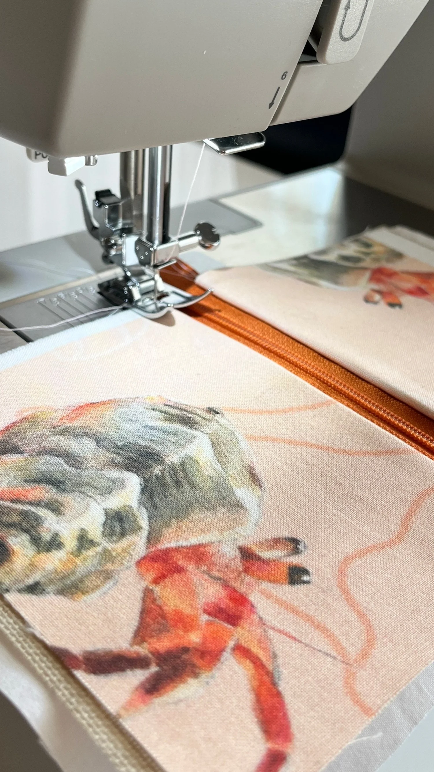 How to sew a fabric swatch purse — Alpine Tones Illustration