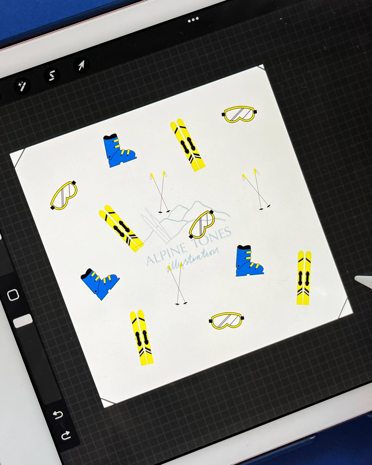 Learn how to create repeat patterns — Alpine Tones Illustration