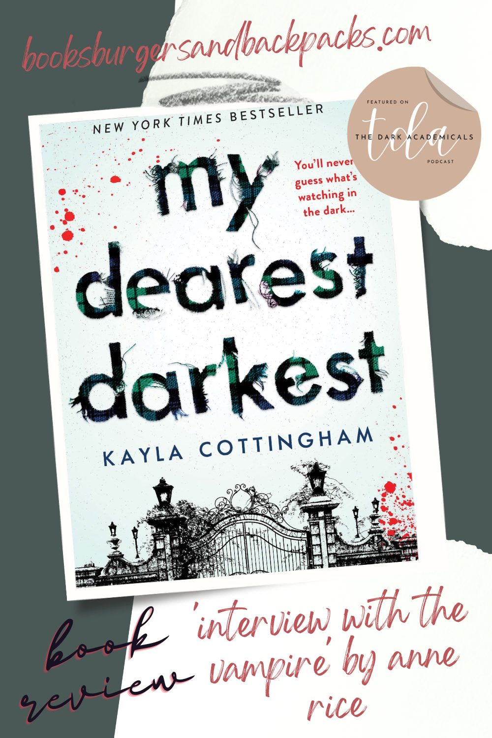 Book Review: ‘My Dearest Darkest’ by Kayla Cottingham — The Dark ...