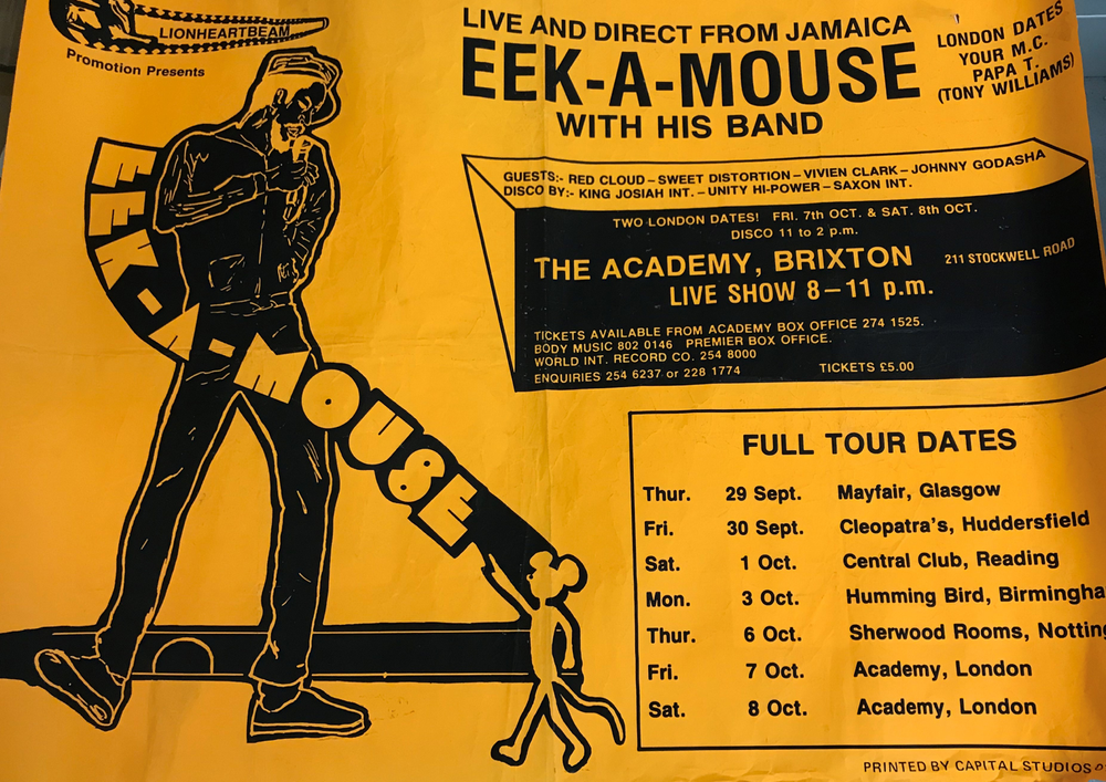 Eek-A-Mouse with his band — BCA Exhibits