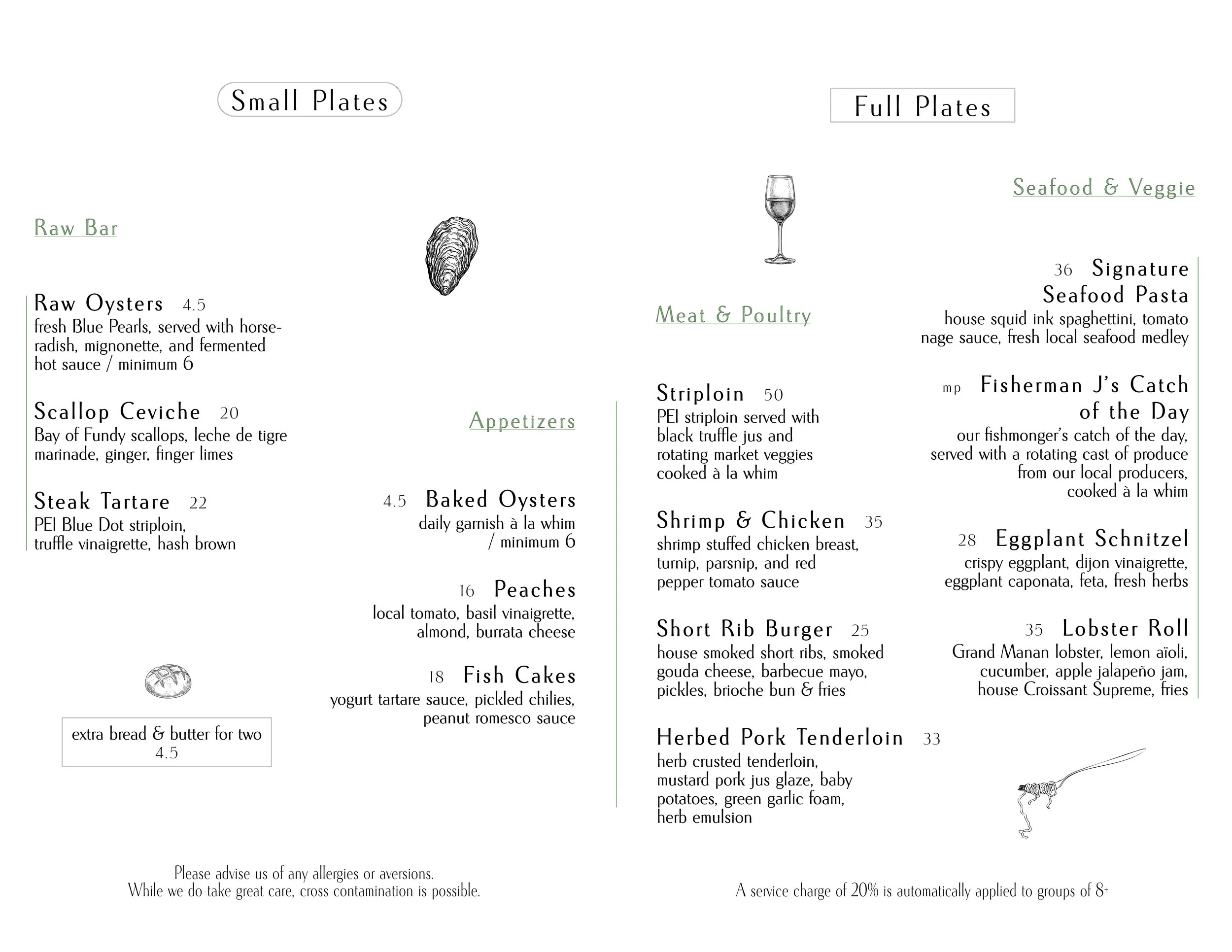 Dinner — Atelier Tony