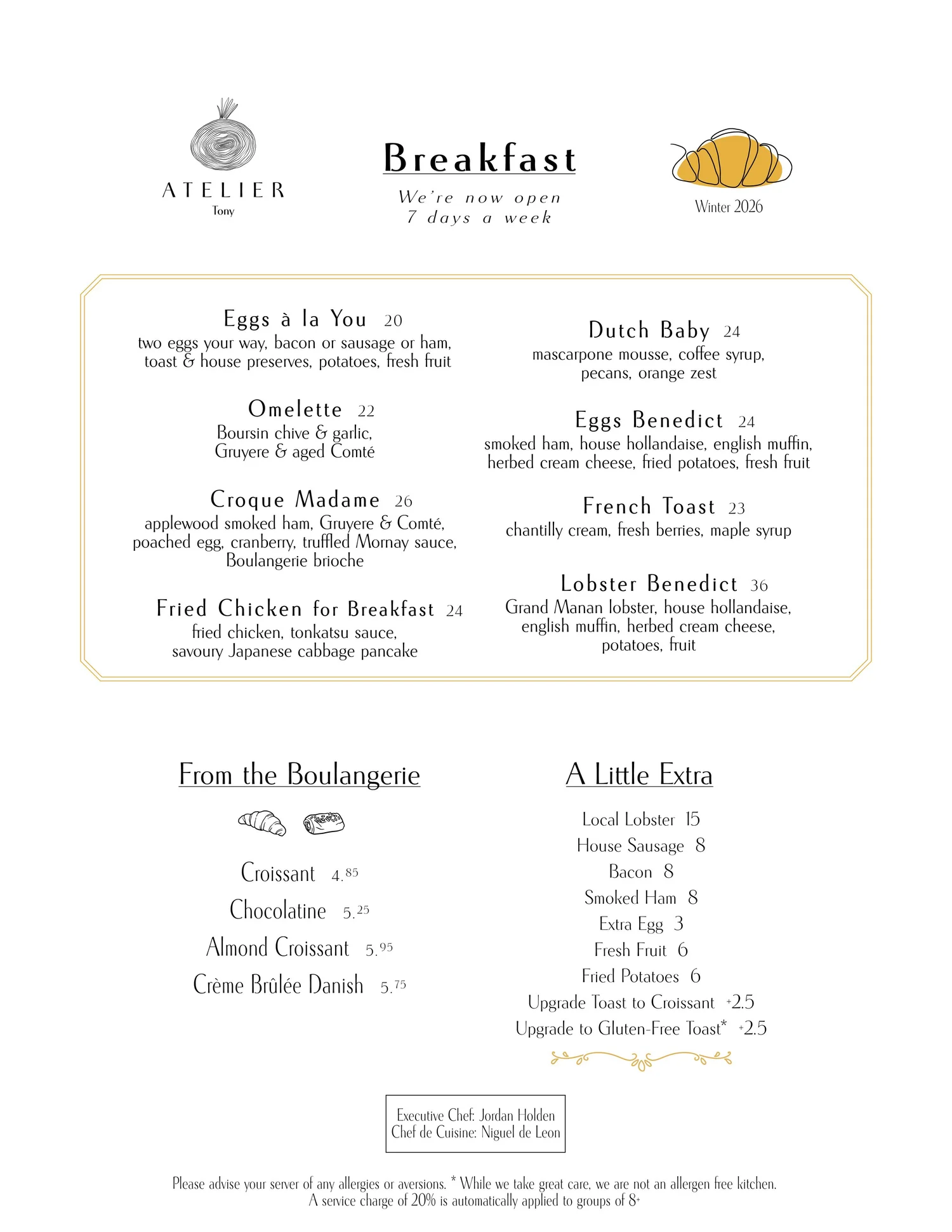 Breakfast — Atelier Tony
