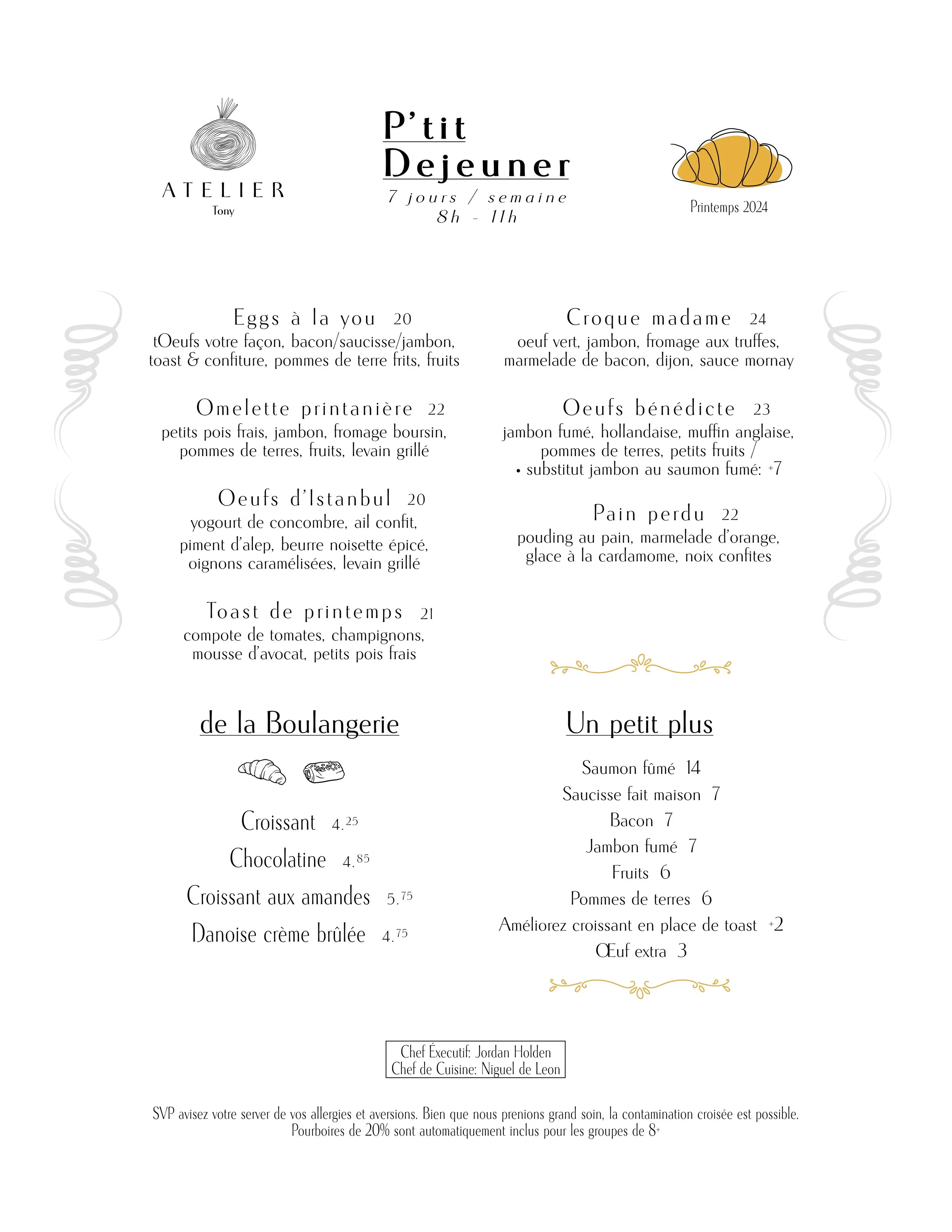 Breakfast — Atelier Tony