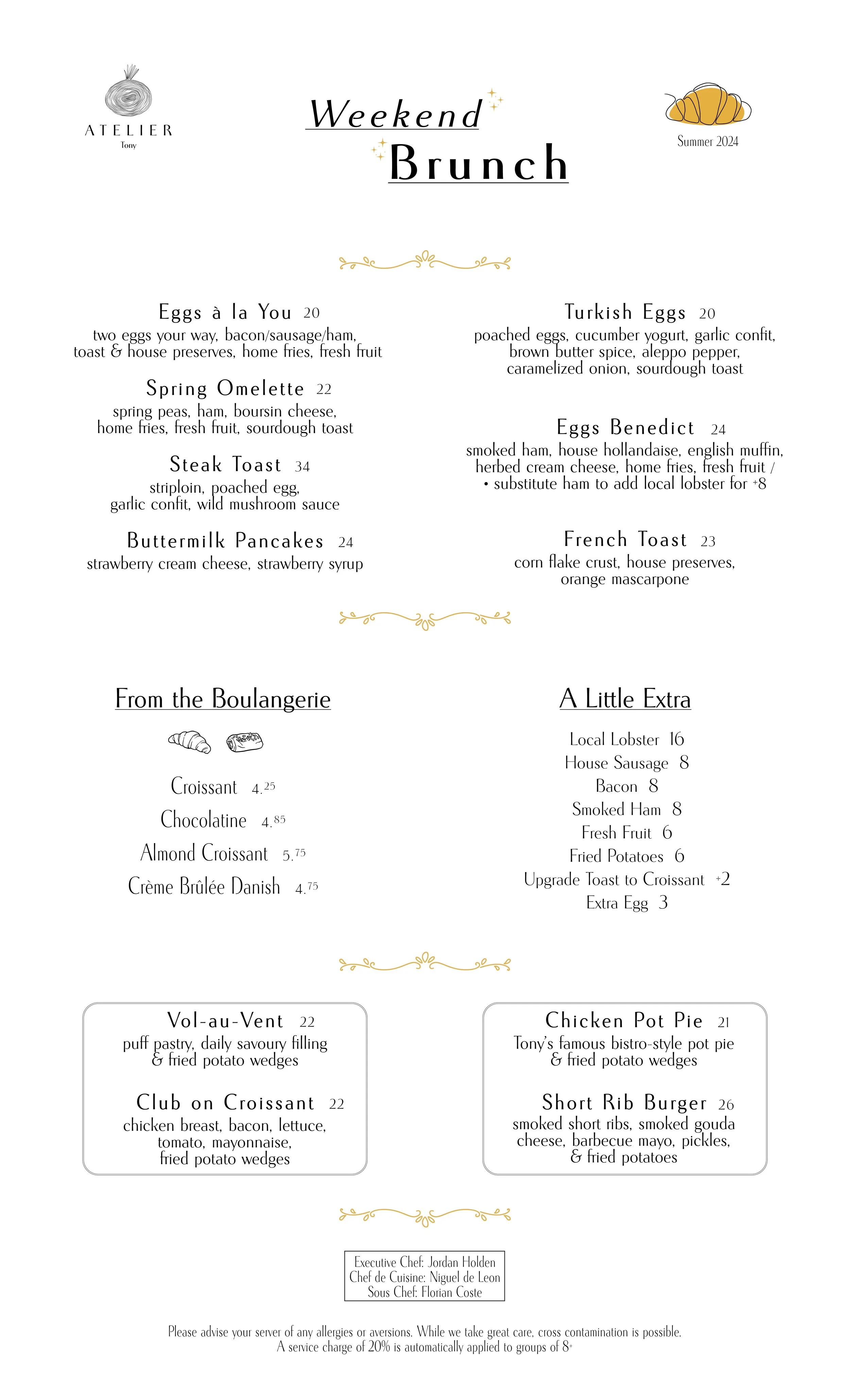 Brunch — Atelier Tony