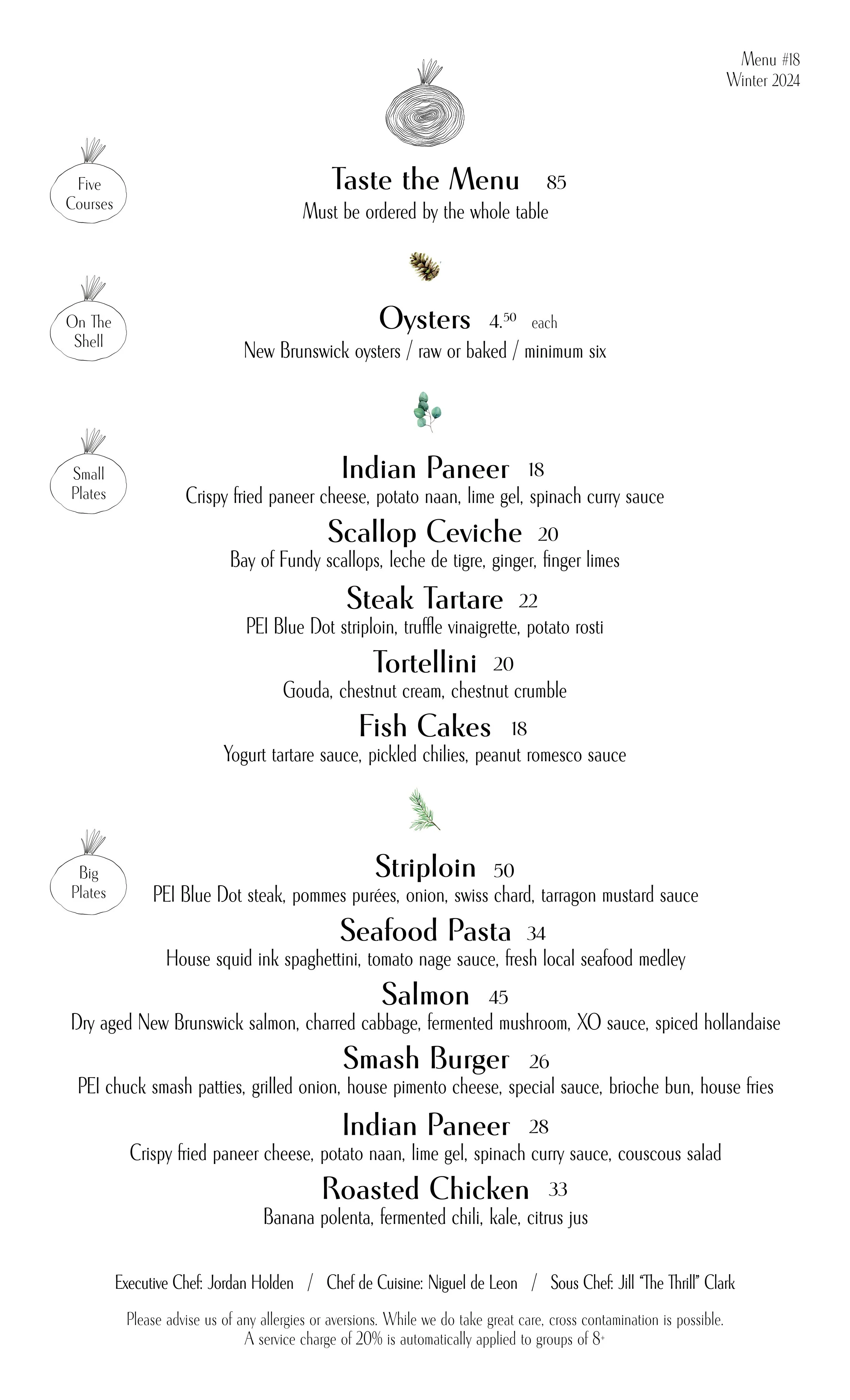 Dinner — Atelier Tony