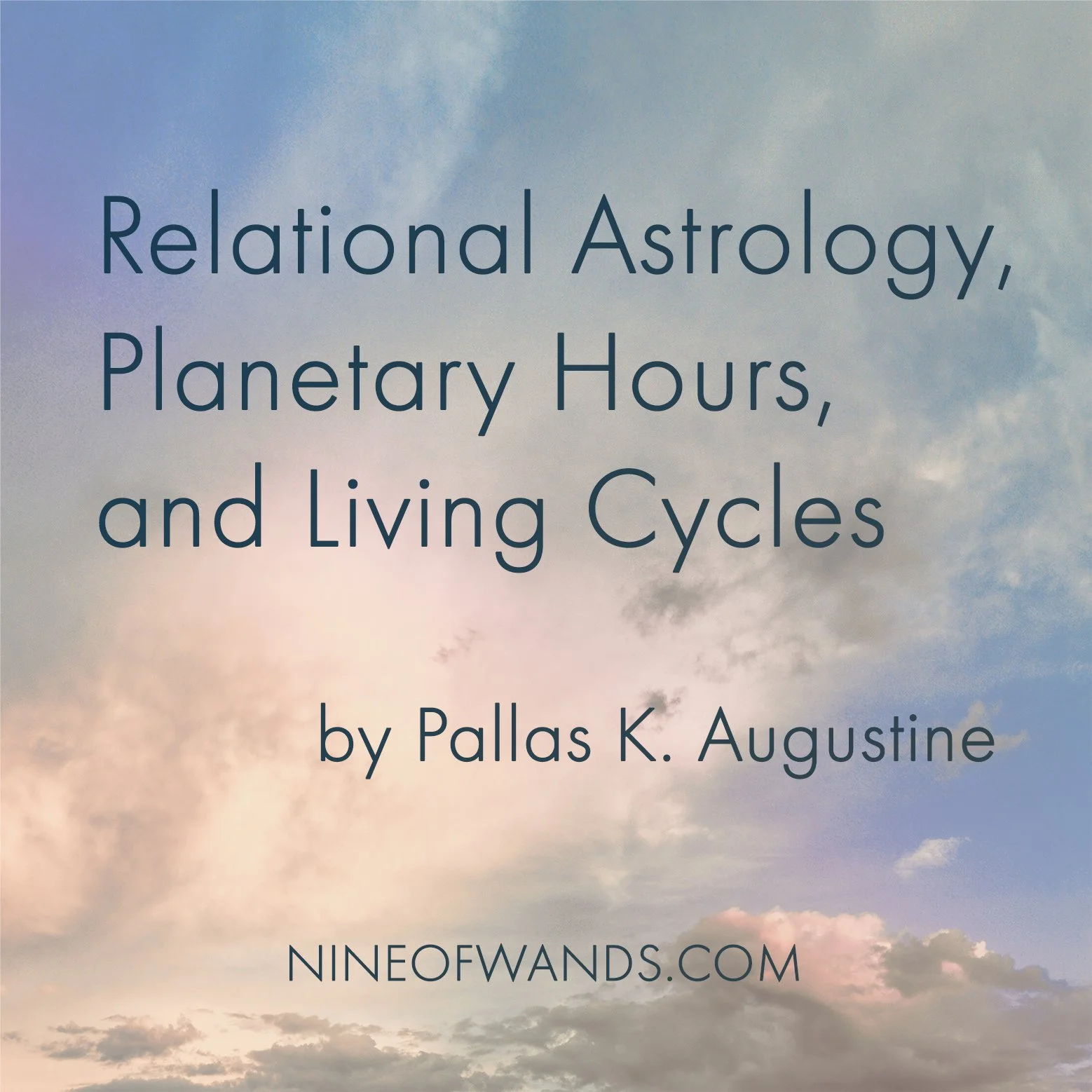 Relational Astrology, Planetary Hours, and Living Cycles — The Writing ...