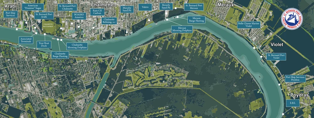 Our Facilities — St. Bernard Port, Harbor and Terminal District
