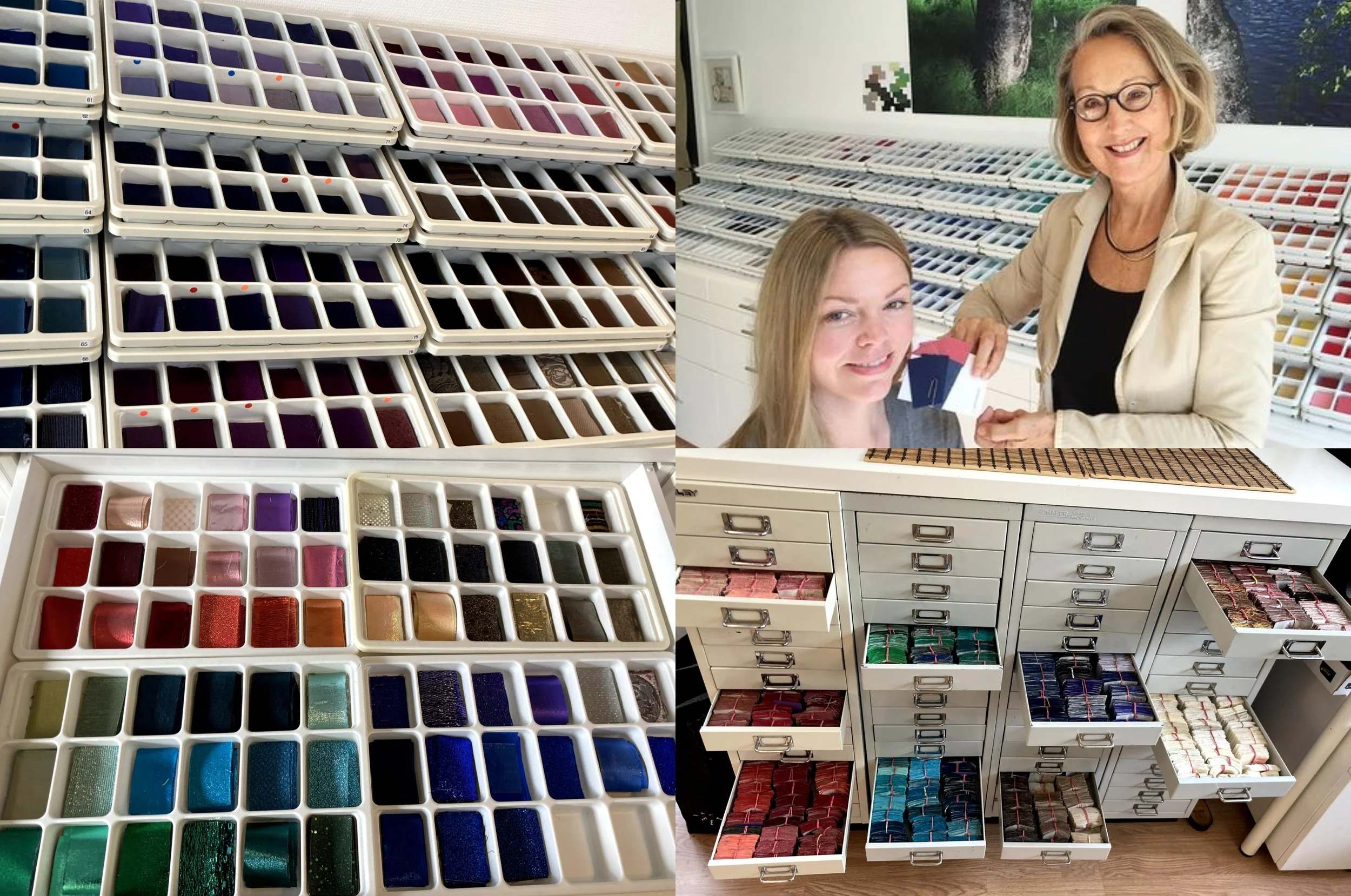 The Tradition of The Color Fabric Swatch Lab — Joan Kosmachuk