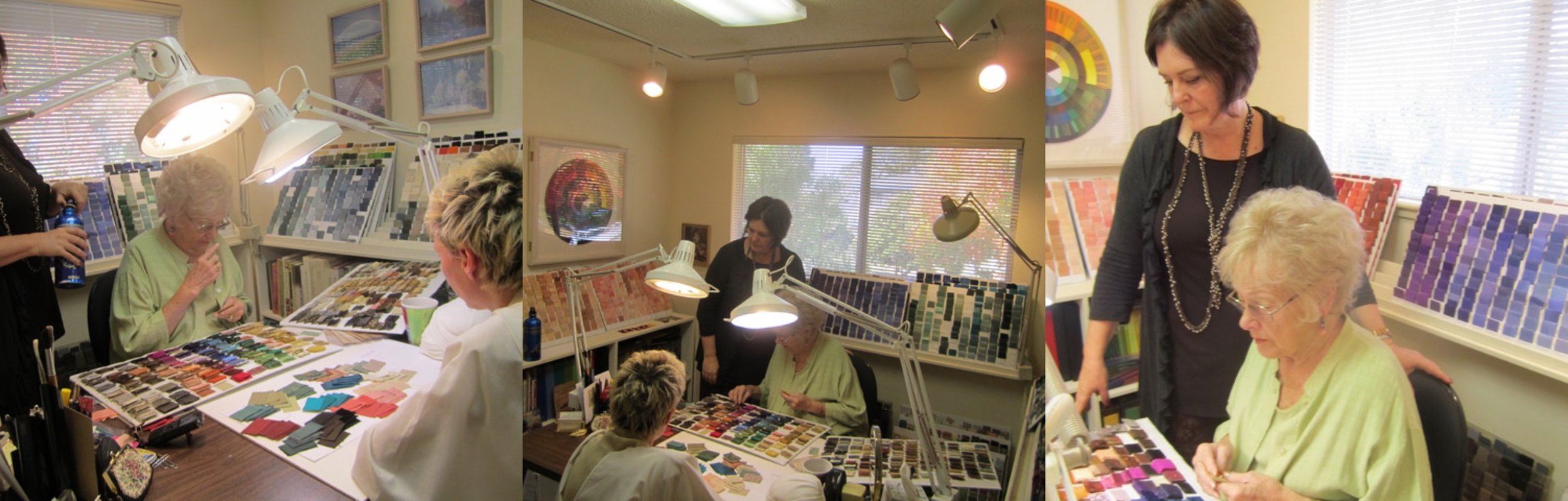 The Tradition of The Color Fabric Swatch Lab — Joan Kosmachuk