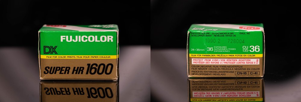 Experiments with 30-year-expired Fuji Super HR 1600 — Gregory Owain