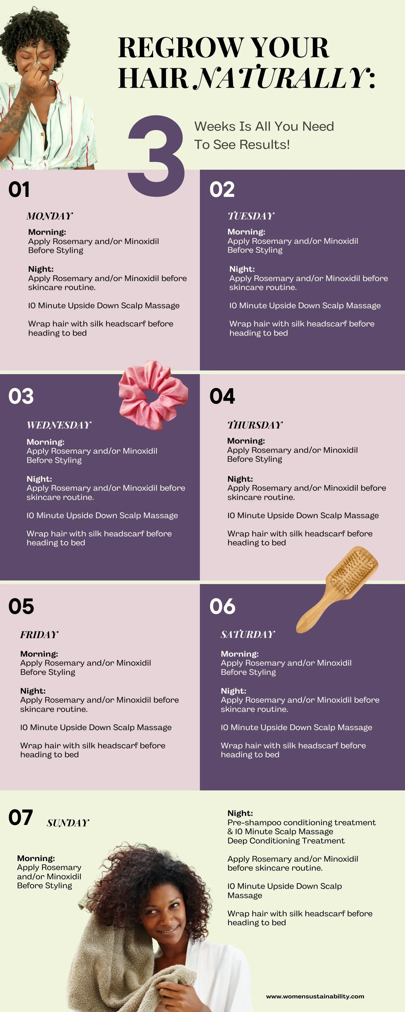 Regrow Hair Naturally in 3 Weeks With This Simple Routine