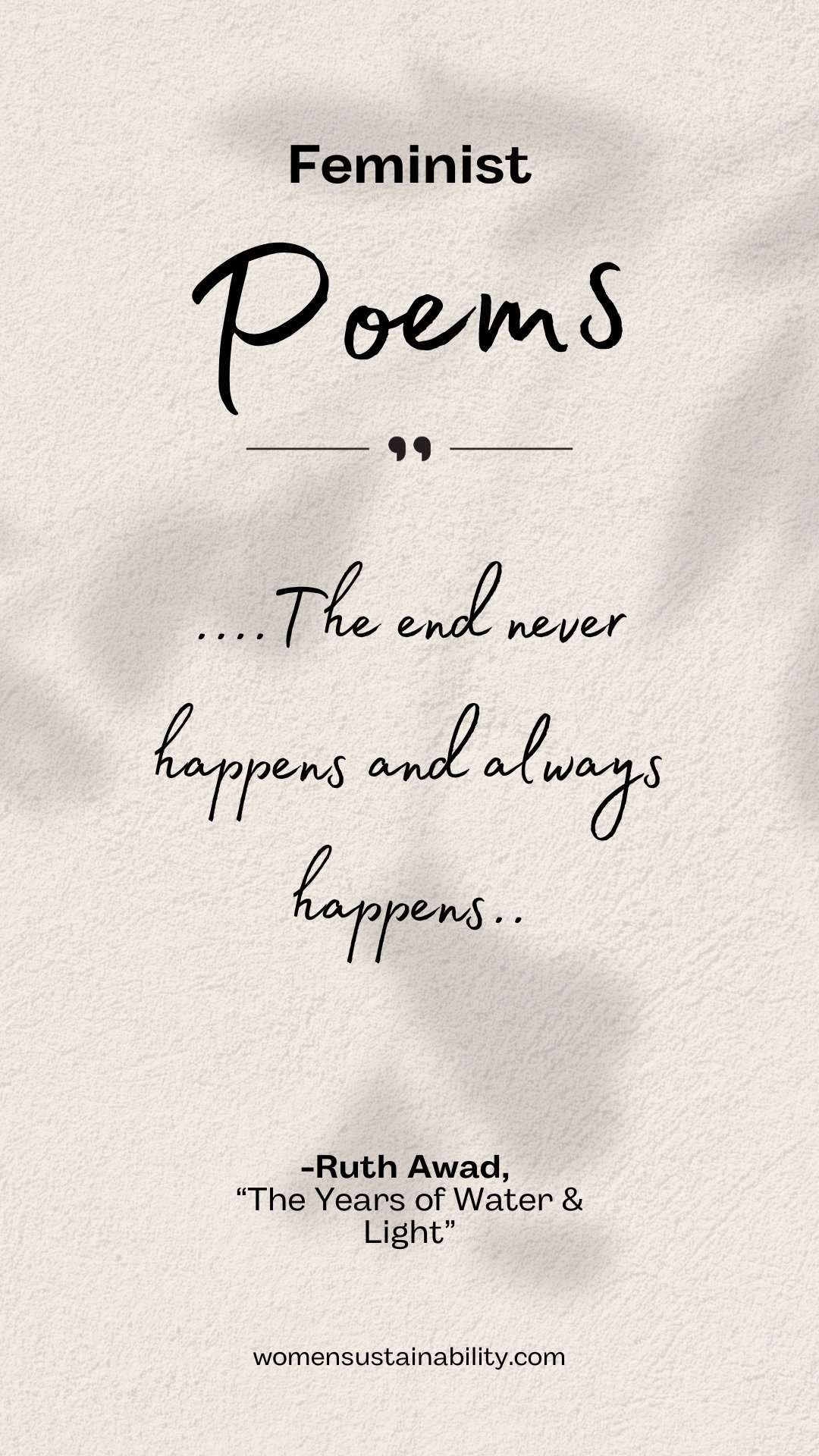 Feminist Poems and the Power of Words