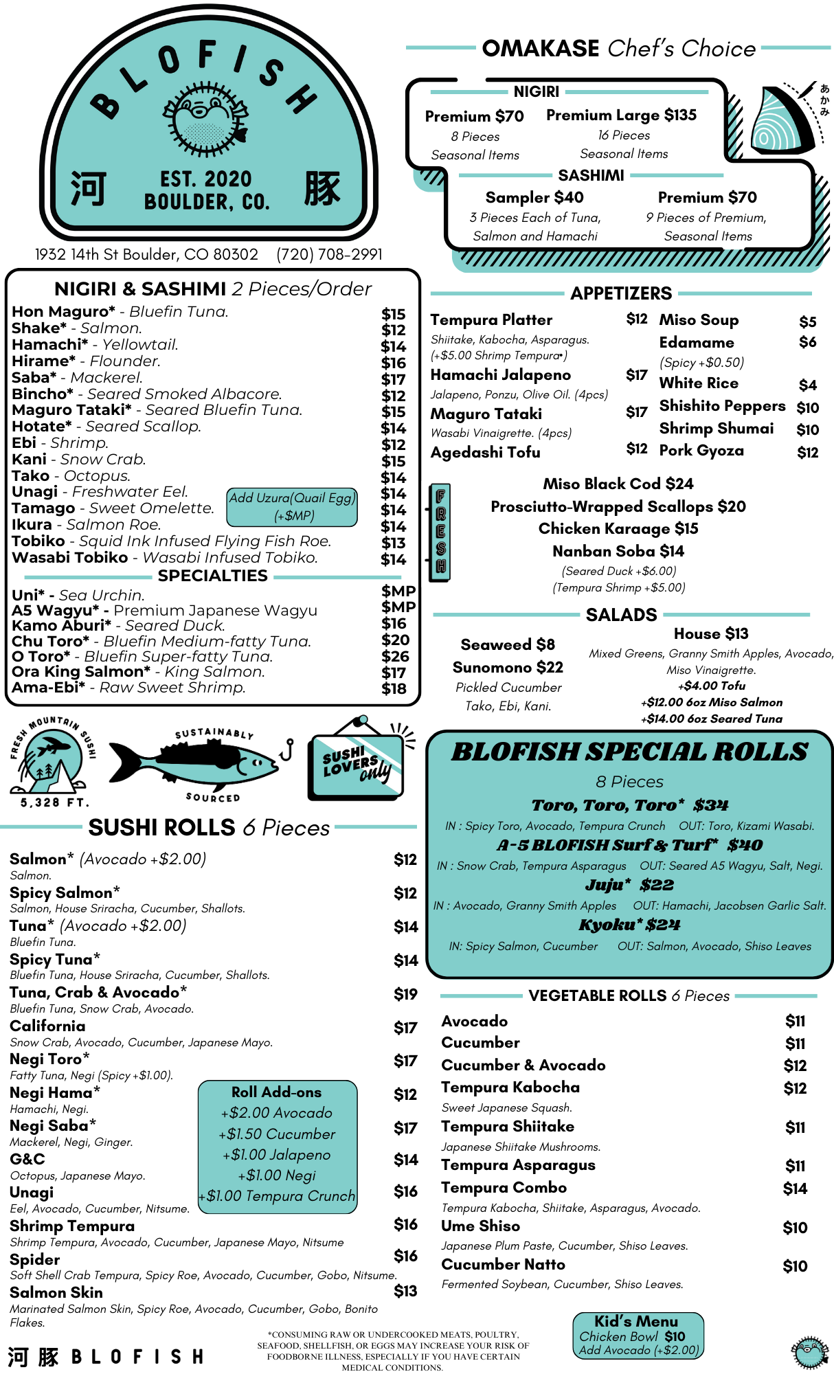 Food — Blofish Sushi