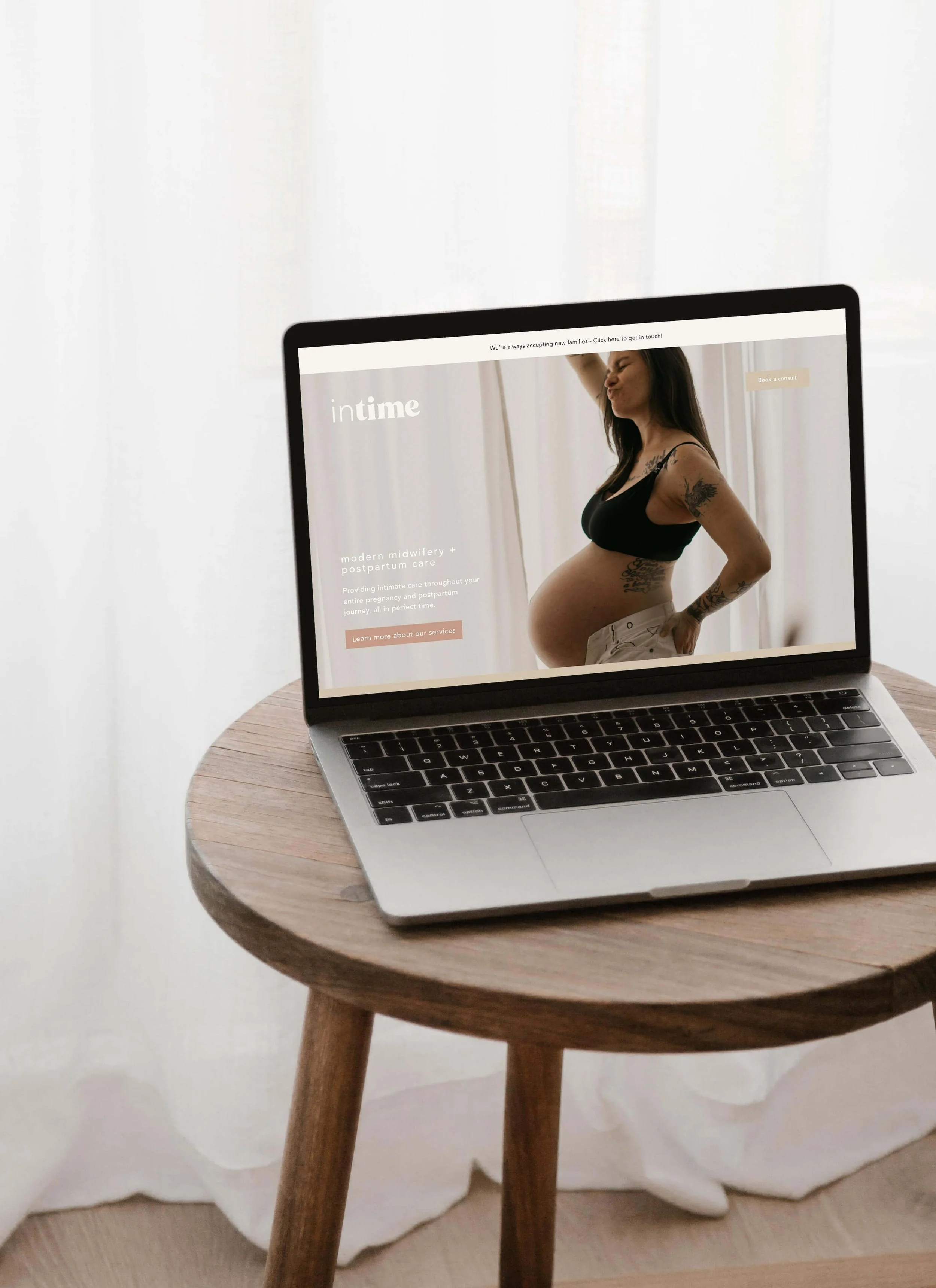 Intime — Wildling Studios | Brand Strategy, Web Design & Digital Empowerment