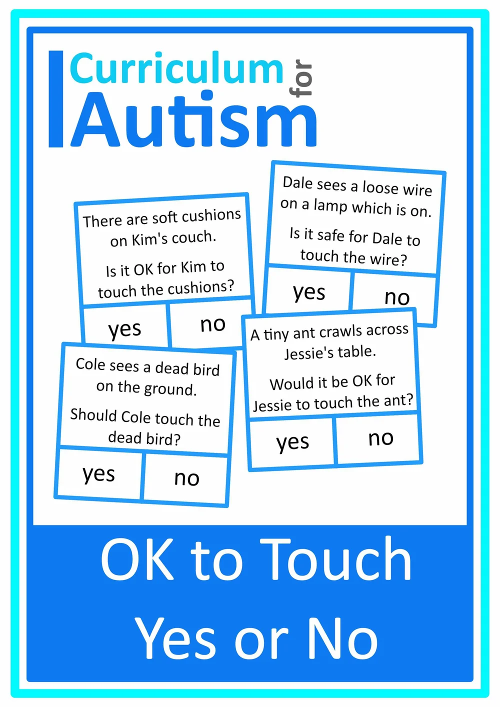 Online Safety Phone Messages Yes No Cards Autism Special Education Life ...