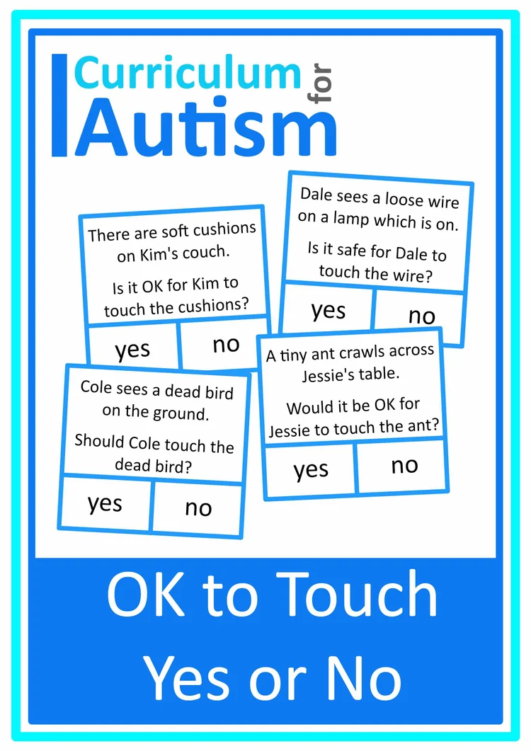 Autism Life Skills Lessons Understanding Danger Scenario Cards Special ...