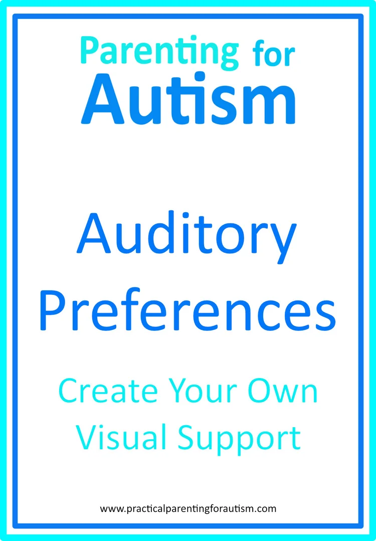 Autism Printable Resources for parents & family carers of autistic ...