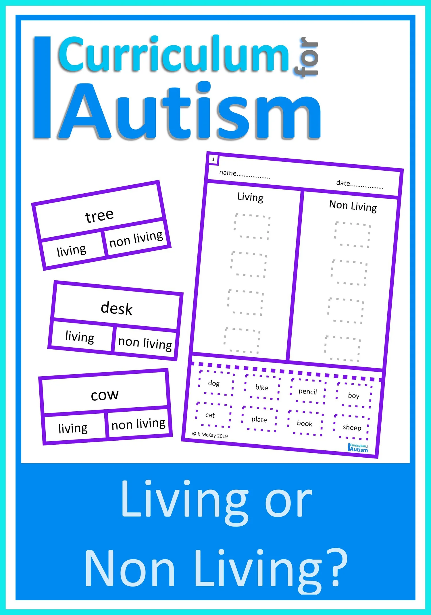 Autism Science Lesson Printable Resources for special education ...