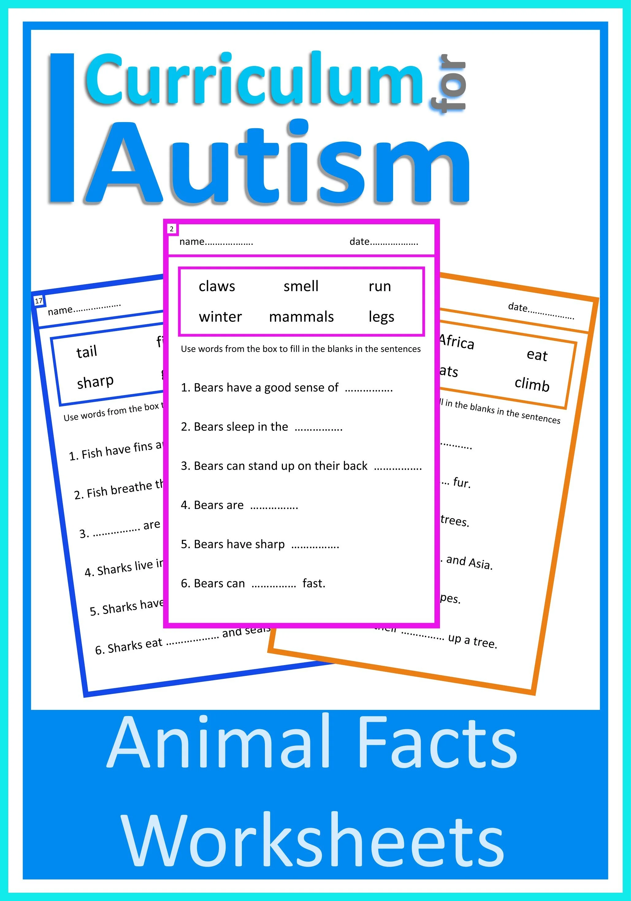 Water Cycle Interactive Book Autism Special Education Classroom ...