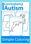 Simple Coloring Pages Robots Autism Special Education Self Contained ...