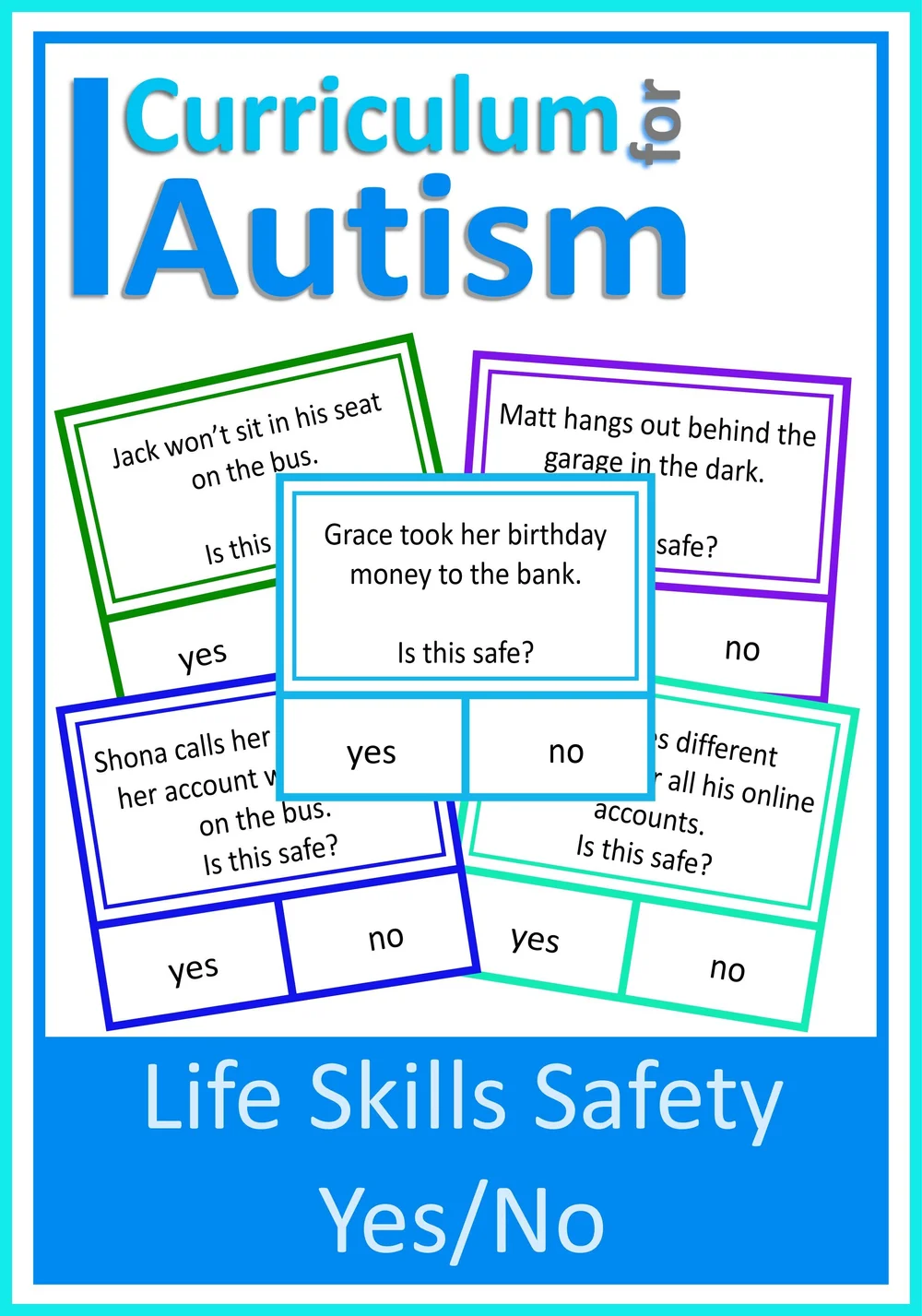 Autism Life Skills & Social Skills printable resources for special ...