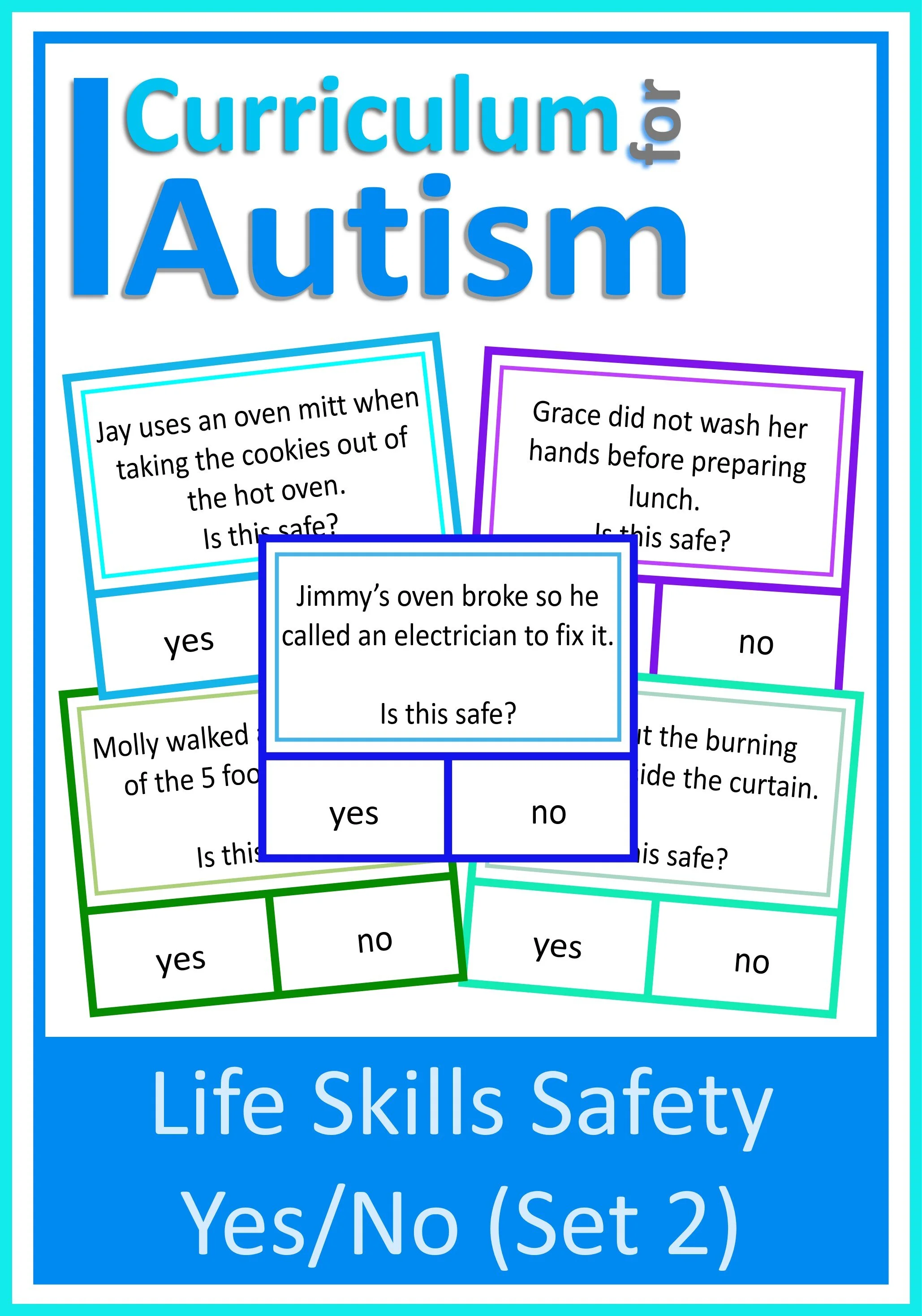Autism Stop Visual Prompts Behavior Safety Special Education ...