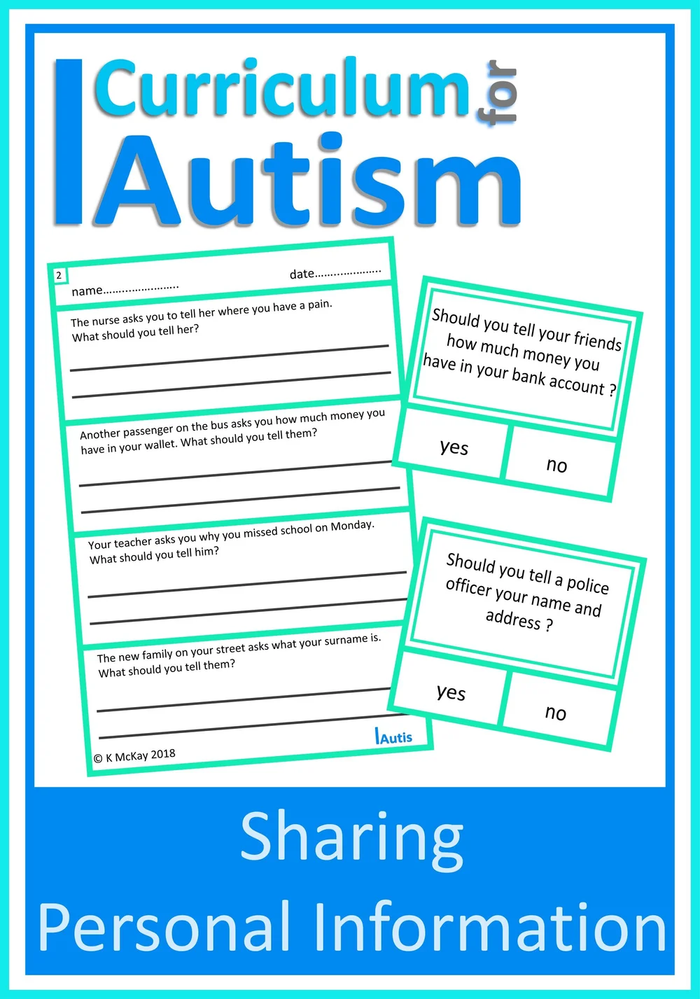 Autism Stop Visual Prompts Behavior Safety Special Education ...