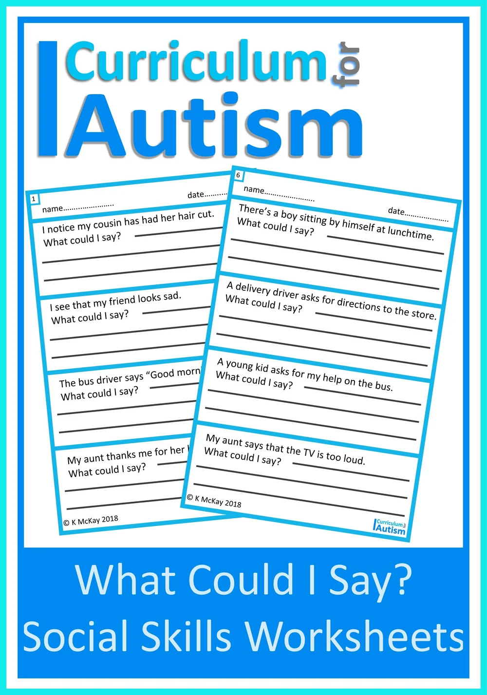 Autism Social Skills Feeling Angry Cards & Worksheets Special Education ...