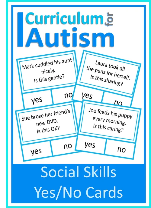 Autism Social Skills Perspective Taking Task Cards Special Education ...