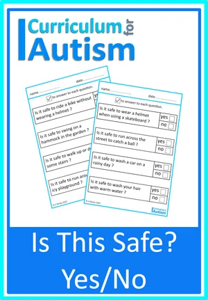 Autism Stop Visual Prompts Behavior Safety Special Education ...