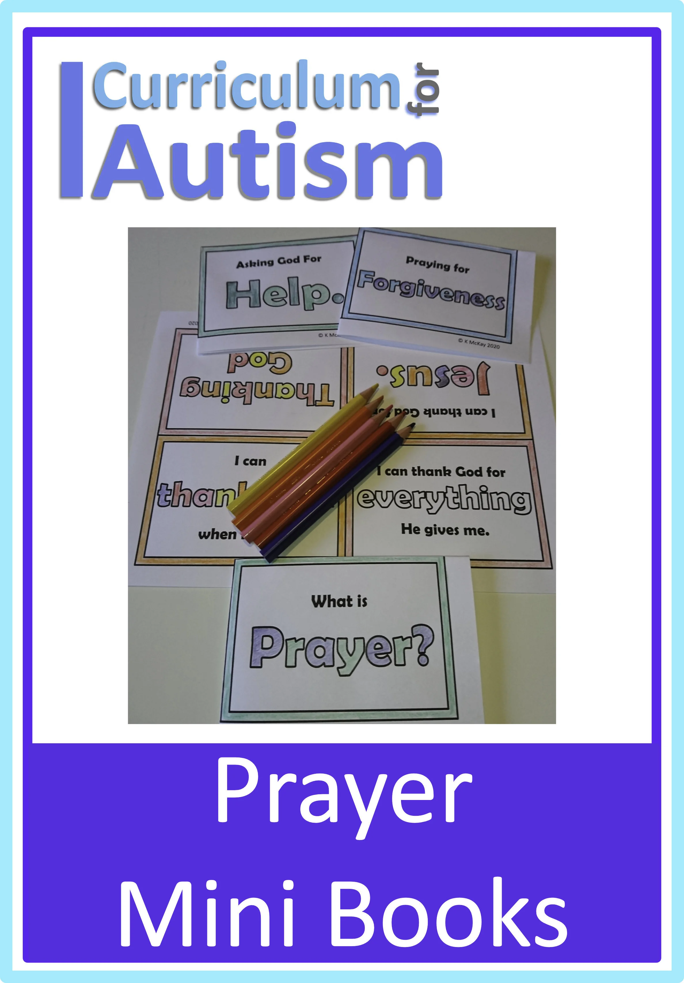 Autism & Special Education Sunday School Bible Story pdf resources for ...