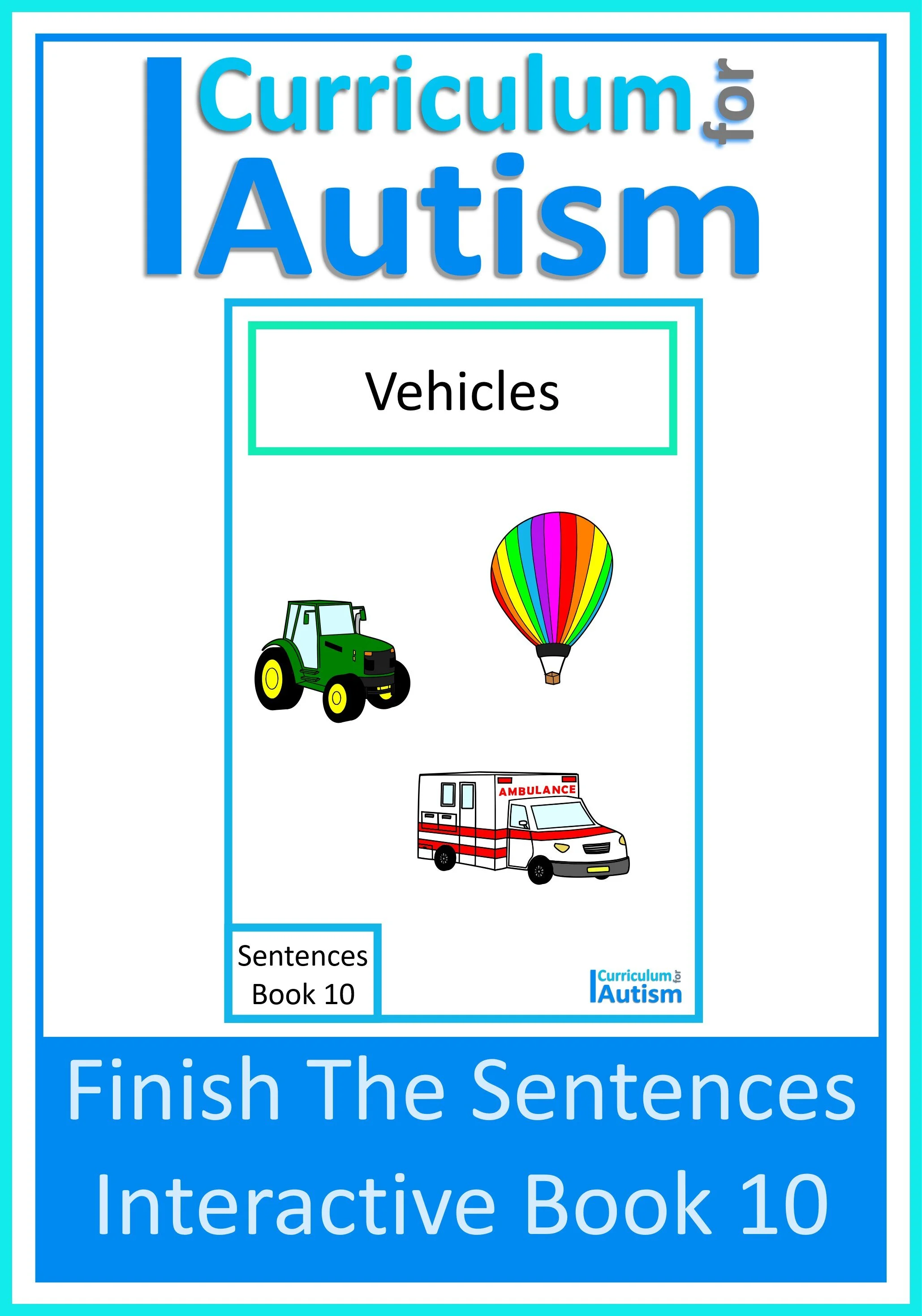 Reading & Answering WH Questions Interactive Book Appliances Autism ...
