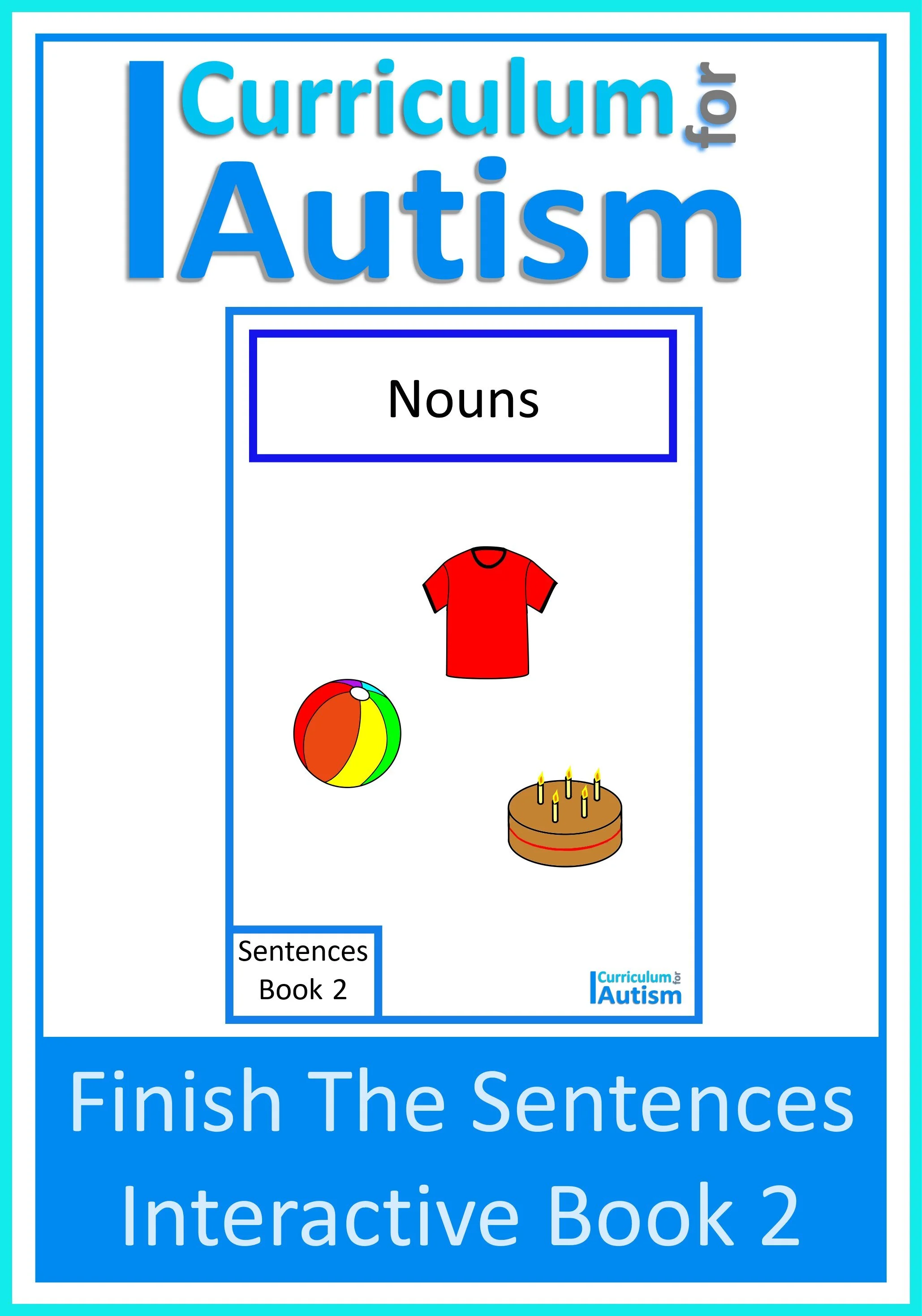 Autism Reading Comprehension Interactive Book Tools DIY Theme Special ...