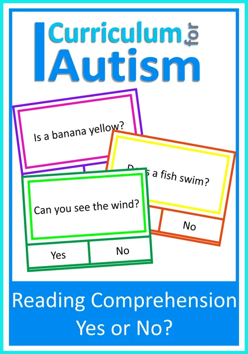 Sentence Level Reading Comprehension Mats Autism Special Education ...