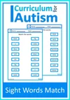 Following Directions Reading Color Words Worksheets Autism Special ...