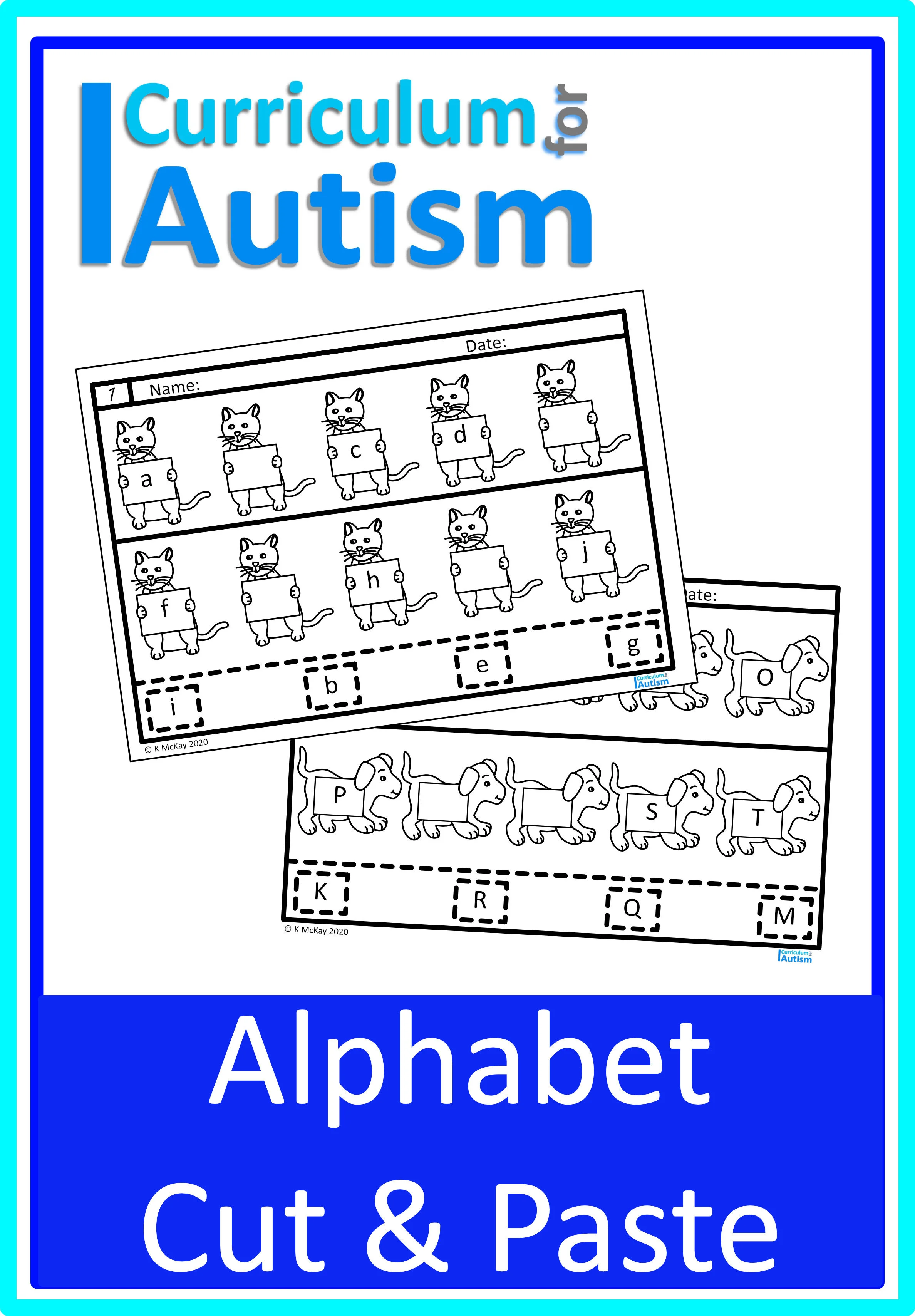Autism Language Arts & Literacy lesson activities for special education ...