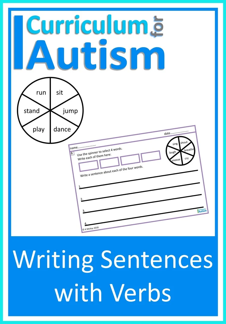 Using Homophones in Sentences Cards Autism Special Education Reading ...