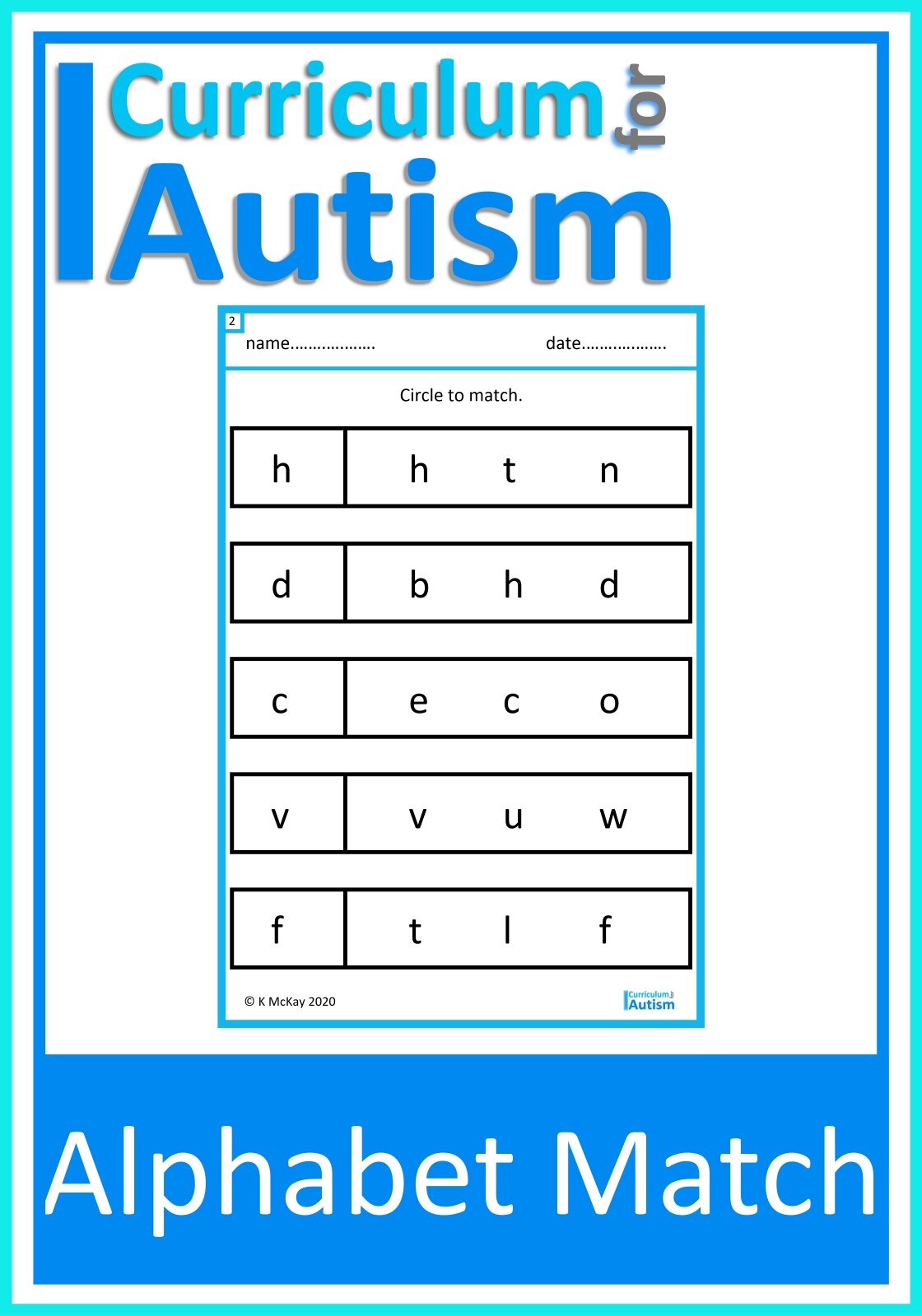 Autism Language & Literacy Skills resources for special education ...