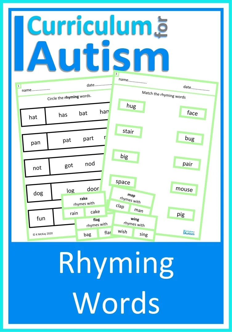 CVCC Words Phonics Decoding Reading Cut & Paste Worksheets Autism ...